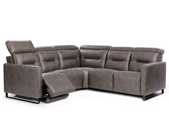 Sectionnel 5 mcx inclinable en tissus de Elran Cleo F094 | Accent Meubles