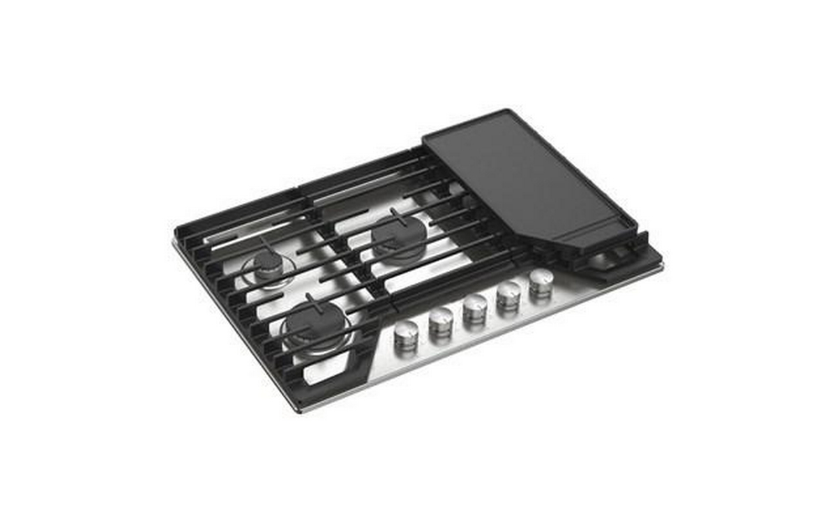 Table de cuisson à gaz encastrée de 30 po avec grille 2-en-1 et plaque ...