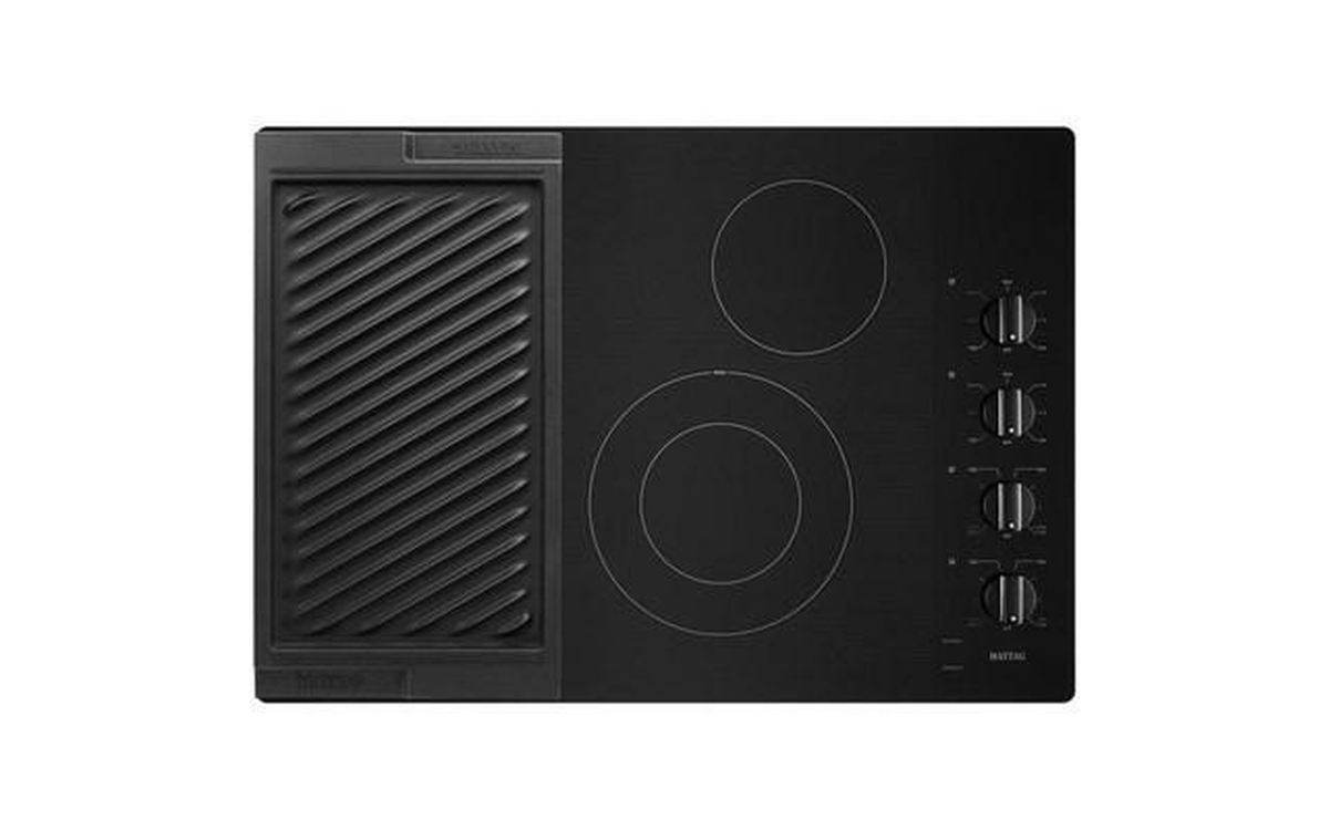 Table de cuisson encastrée électrique de 30 po avec grill et plaque ...